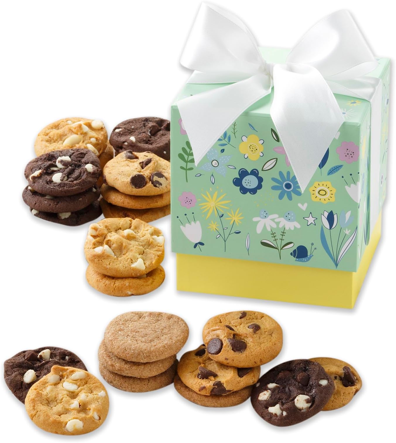 Amazon.com : Mrs. Fields - Spring Flower Petal Mini Cookie Box ...