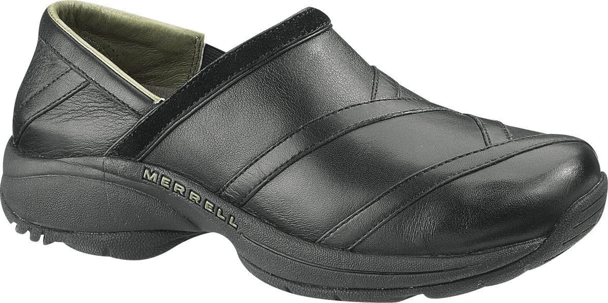 Amazon.com | Merrell Women's Primo Patch Moc (9, Black) | Mules & Clogs