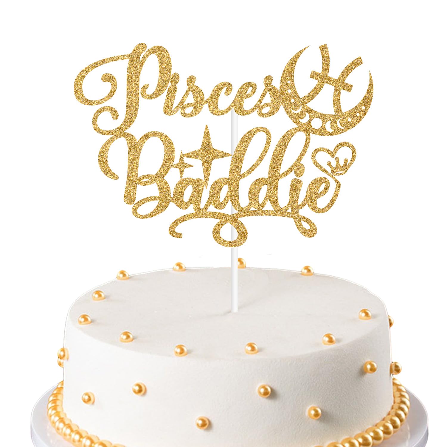 Amazon.com: Pisces Baddie Cake Topper, Big Pisces Energy Cake Decor, It ...
