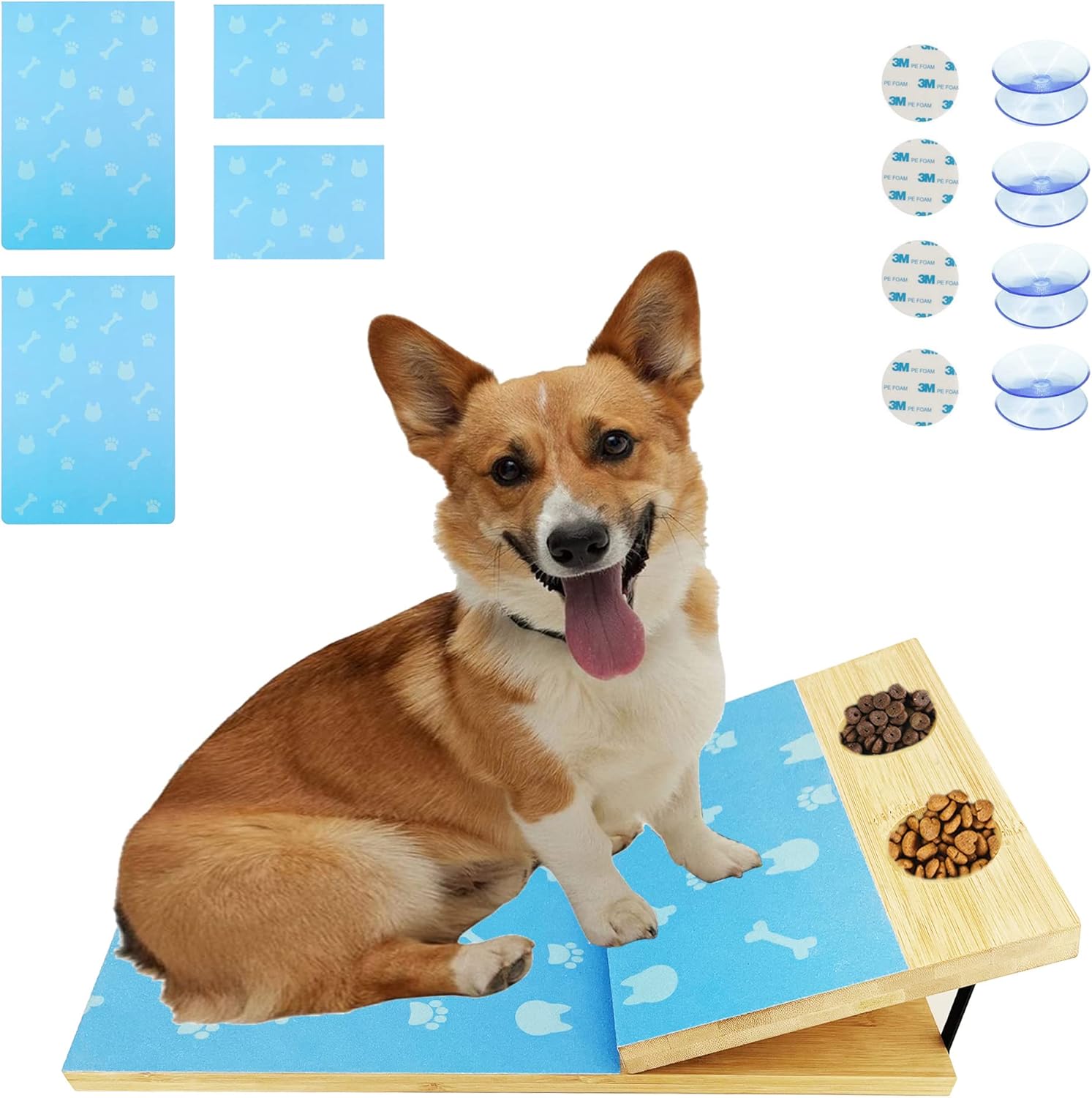 Amazon.com: Scratch Square for Dogs, Bamboo Material Make,Design Two ...