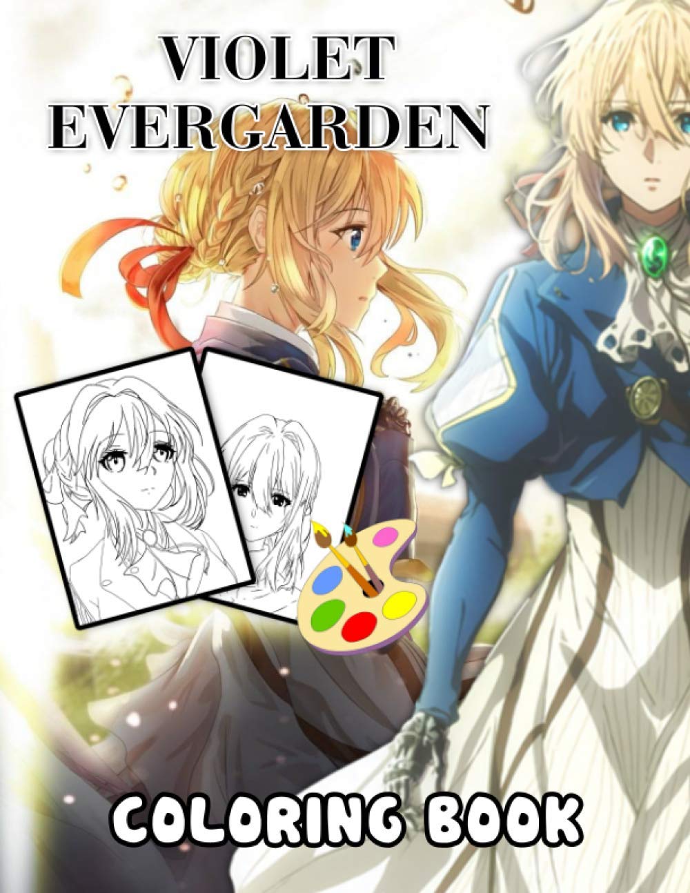 Violet Evergarden Coloring Book Violet Evergarden Manga Violet ...