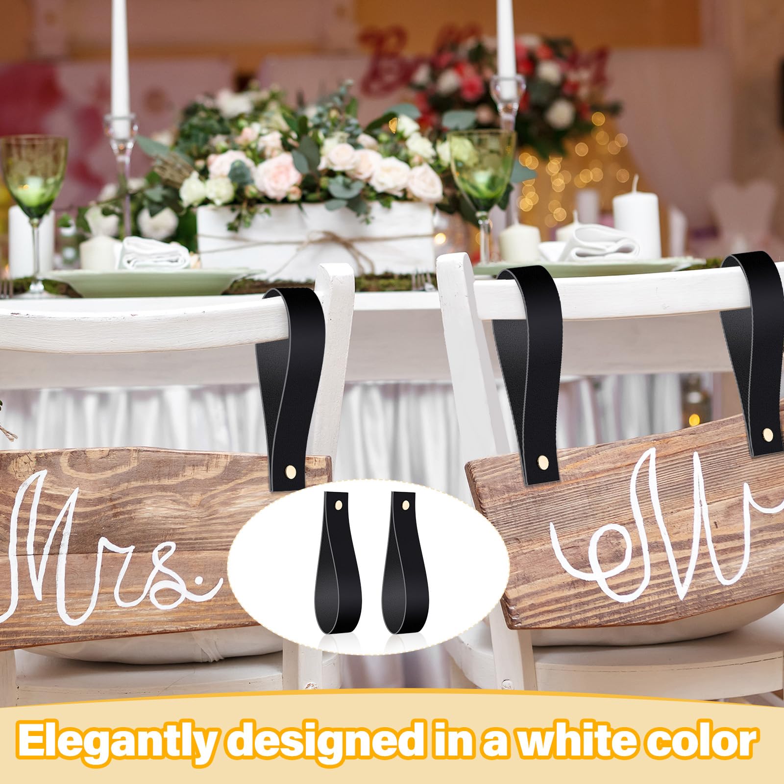 Snapklik.com : Vercraft 4 Pcs Faux Leather Sign Straps For Hanging Sign ...