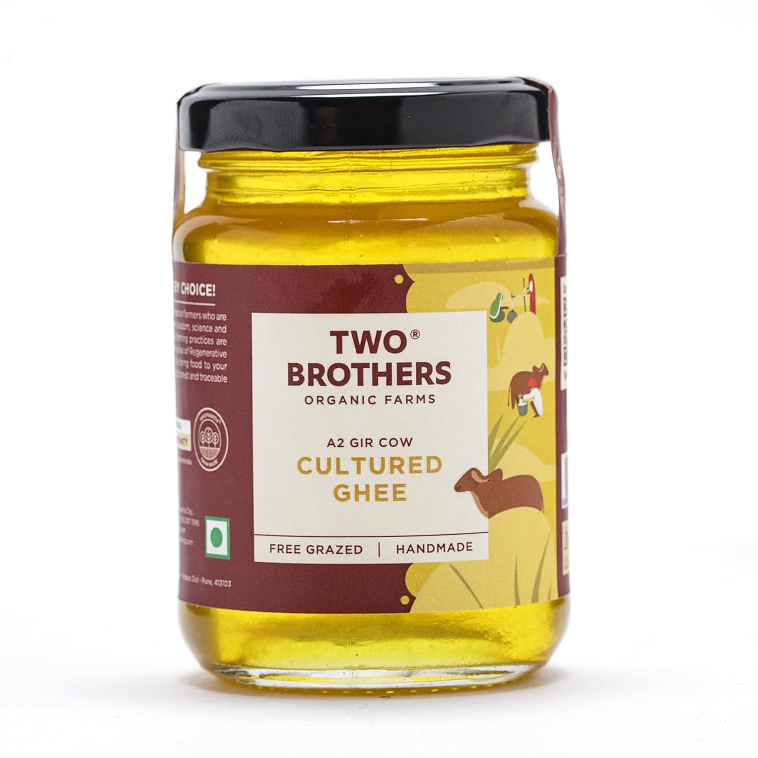 Amazon.com : Two Brothers Organic Farms Amorearth A2 Ghee | Desi Gir ...