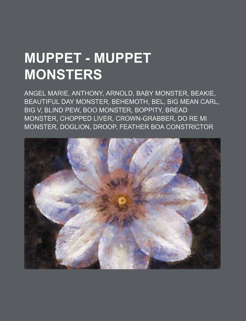 Amazon.co.jp: Muppet - Muppet Monsters: Angel Marie, Anthony, Arnold ...