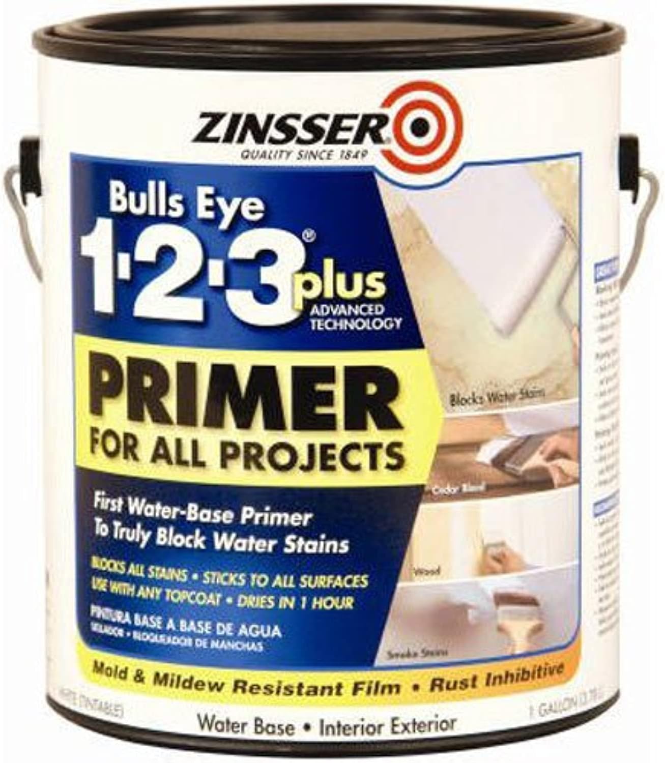 CUSTOM BLDG PRODUCTS CP1 Latex Primer, 128 Fl Oz (Pack of 1) - House ...