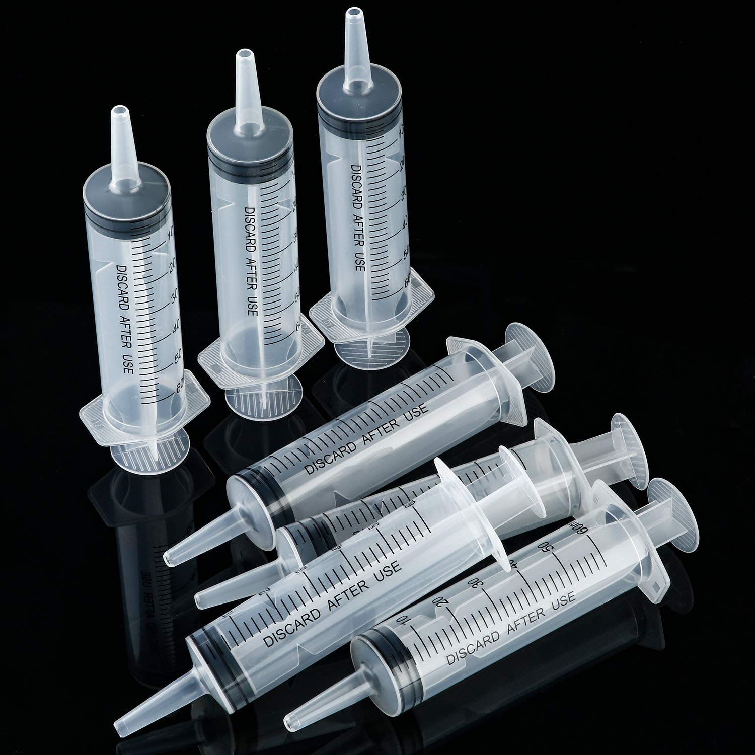 Snapklik.com : Boao 10 Pack Plastic Syringe Liquid Measuring Syringes ...