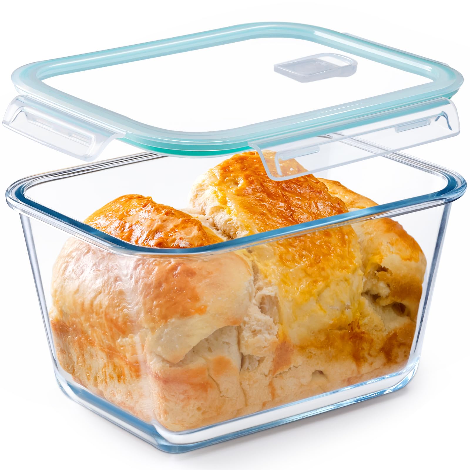 Snapklik.com : NUTRIUPS 2.7QT Glass Bread Pan