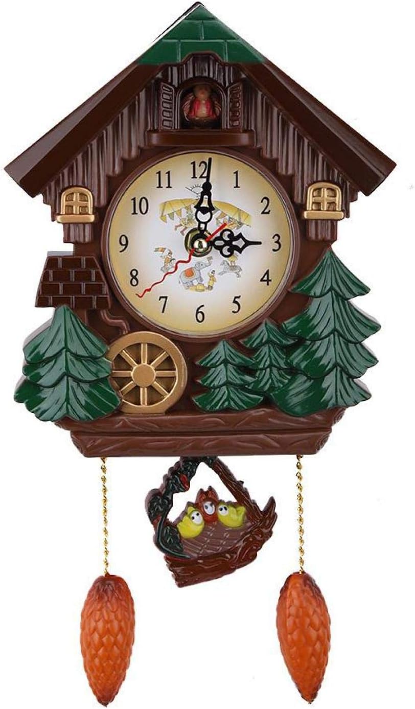 Amazon.com: Omabeta Cuckoo Clock, Classic Cute Wooden Vintage ...