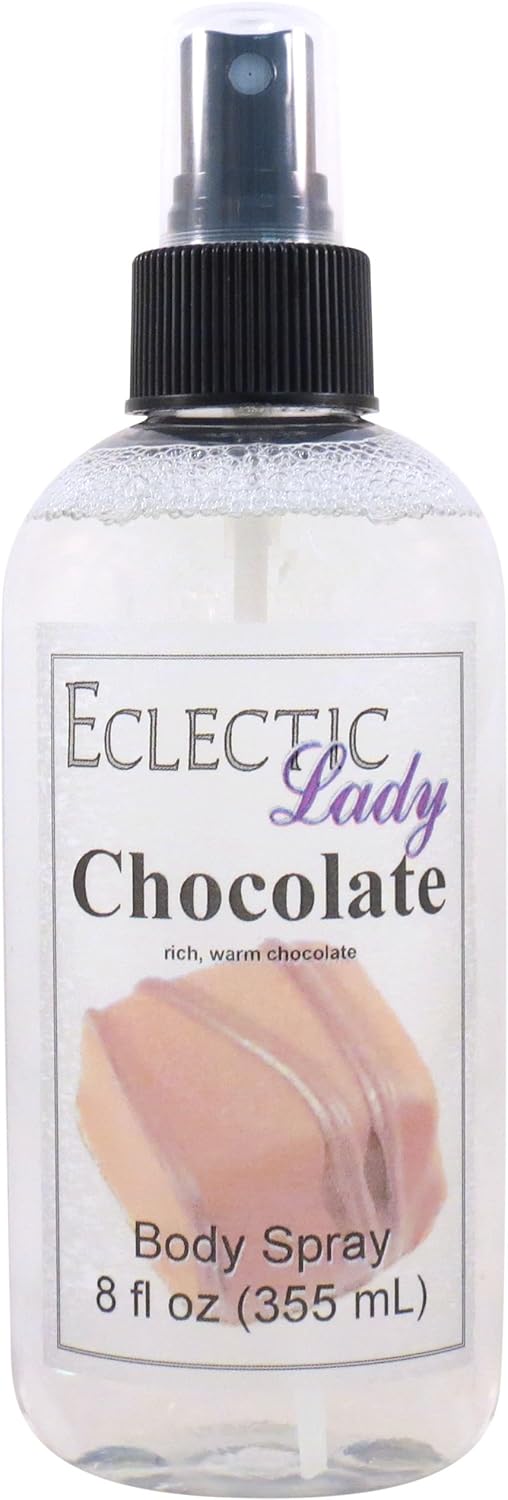 Amazon.com : Eclectic Lady Chocolate Body Spray, 8 ounces, Body Mist ...