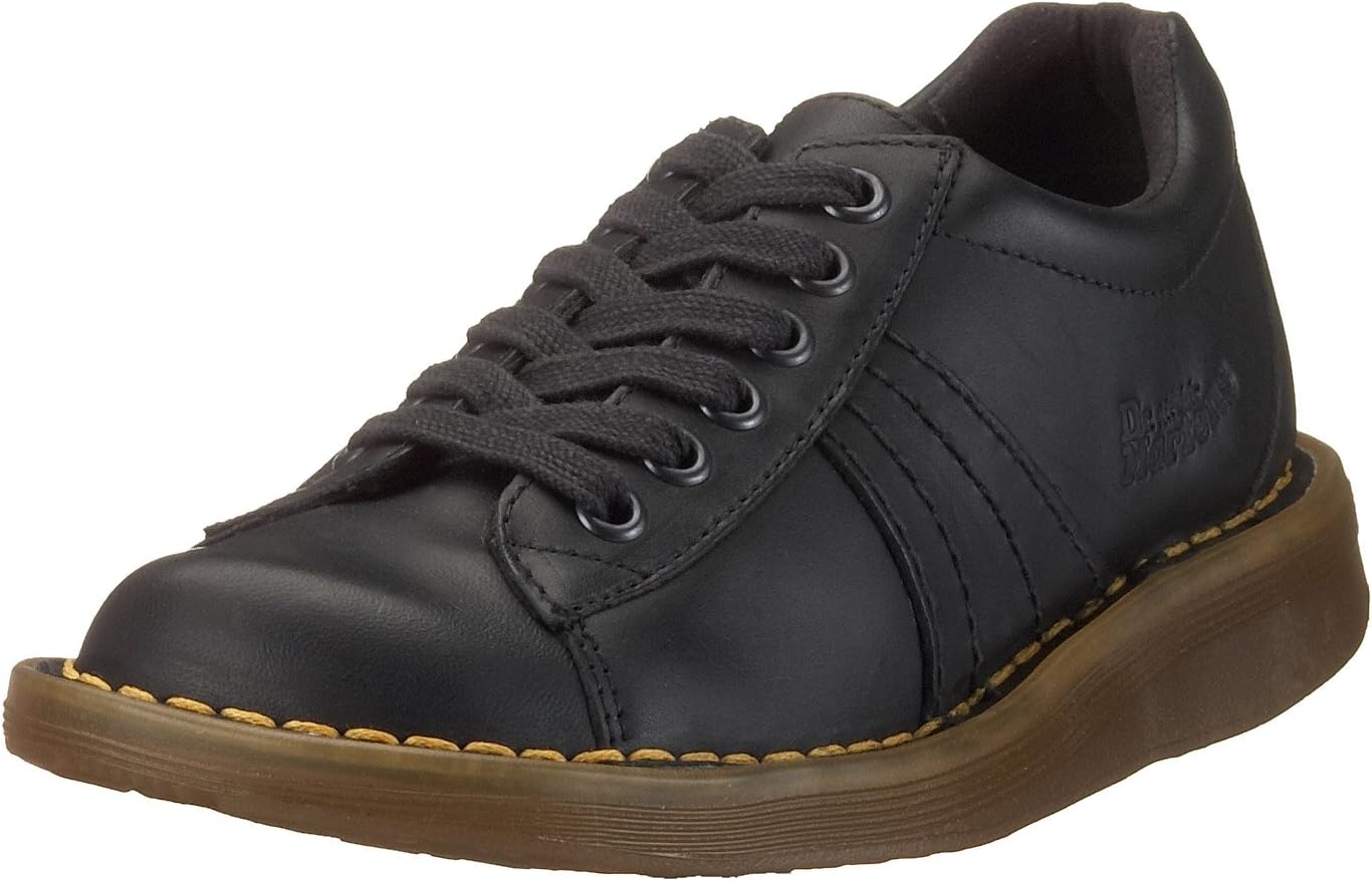 Dr. Martens 10320001, Unisex Adults' Low-Top Shoes, Black, 8 UK: Amazon ...