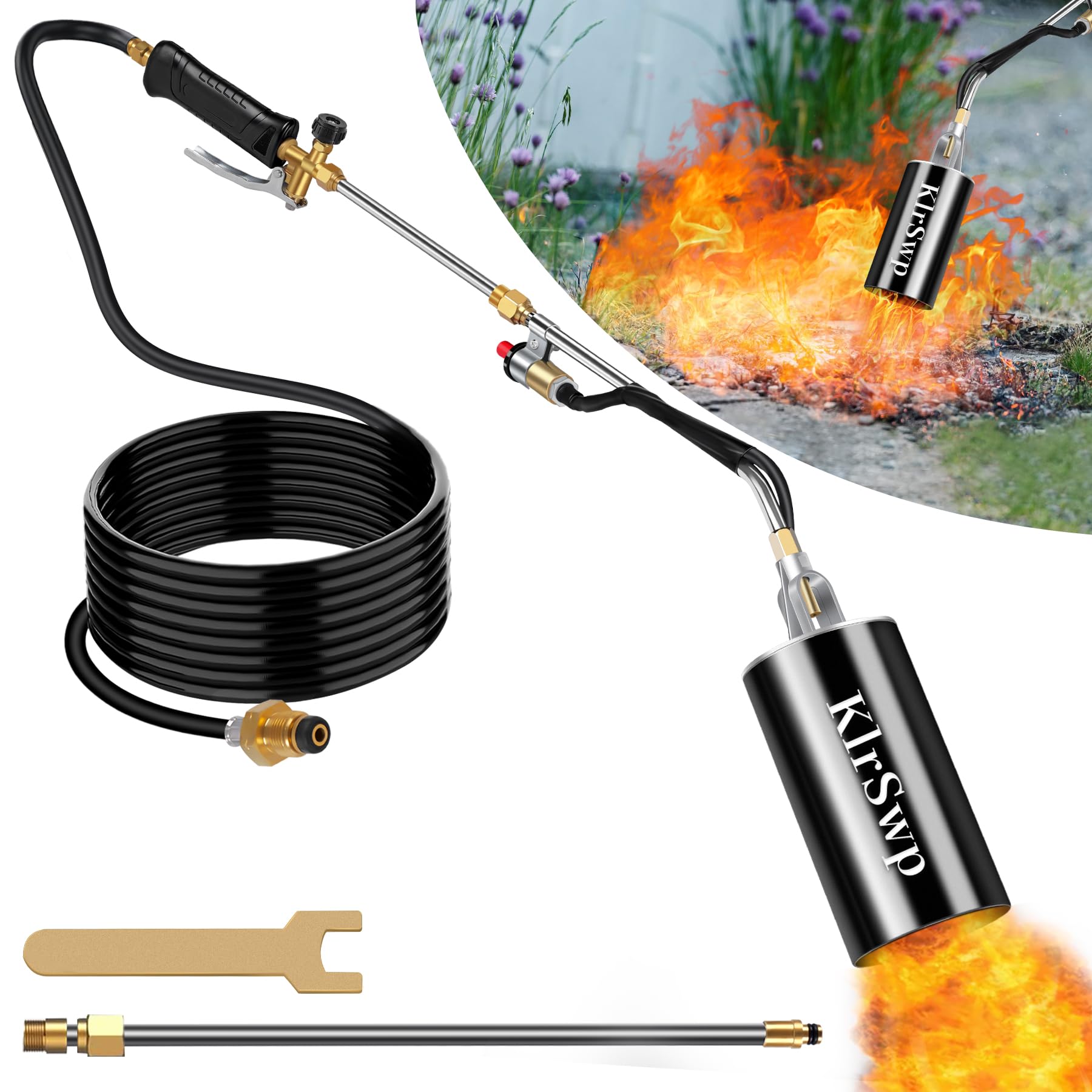 Amazon.com: KlrSwp Propane Torch Weed Burner, Self Igniting ...