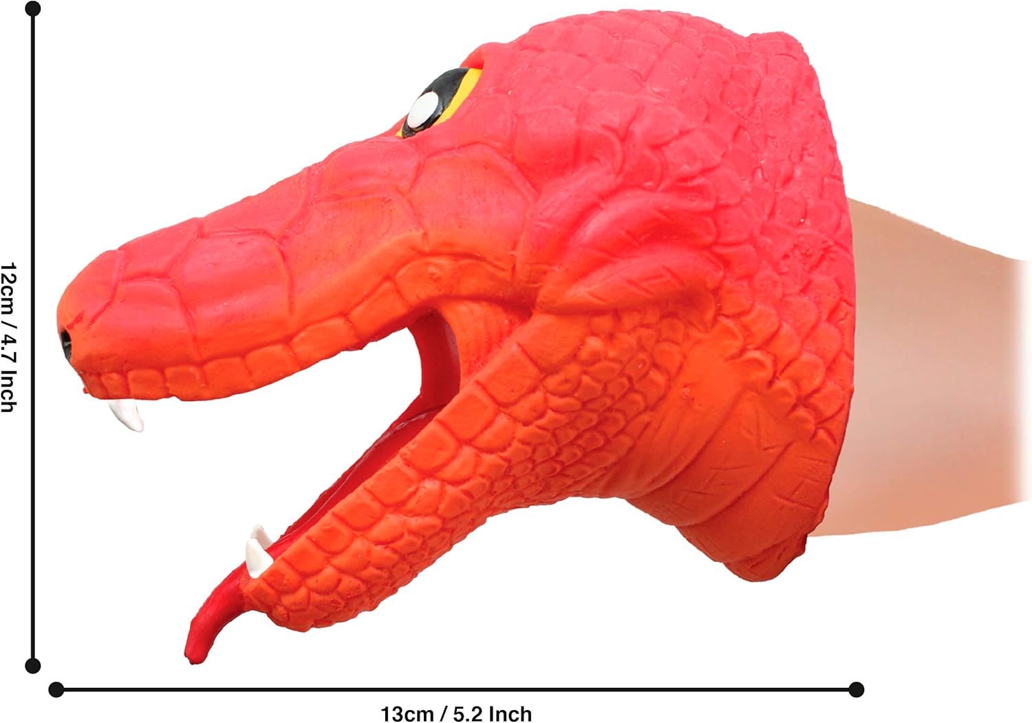 Snap Attack – Snake from Deluxebase. Hand Puppets for Kids. Reptile ...