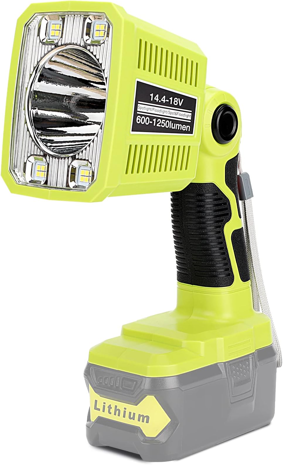 RYOBI 18V ONE+ LED Spotlight 650 Yard Beam Distance, PCL661B - Amazon.com