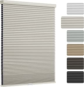 Amazon.com: Changshade Blackout Cellular Shades Cordless Honeycomb Windows Blinds for Indoor ...