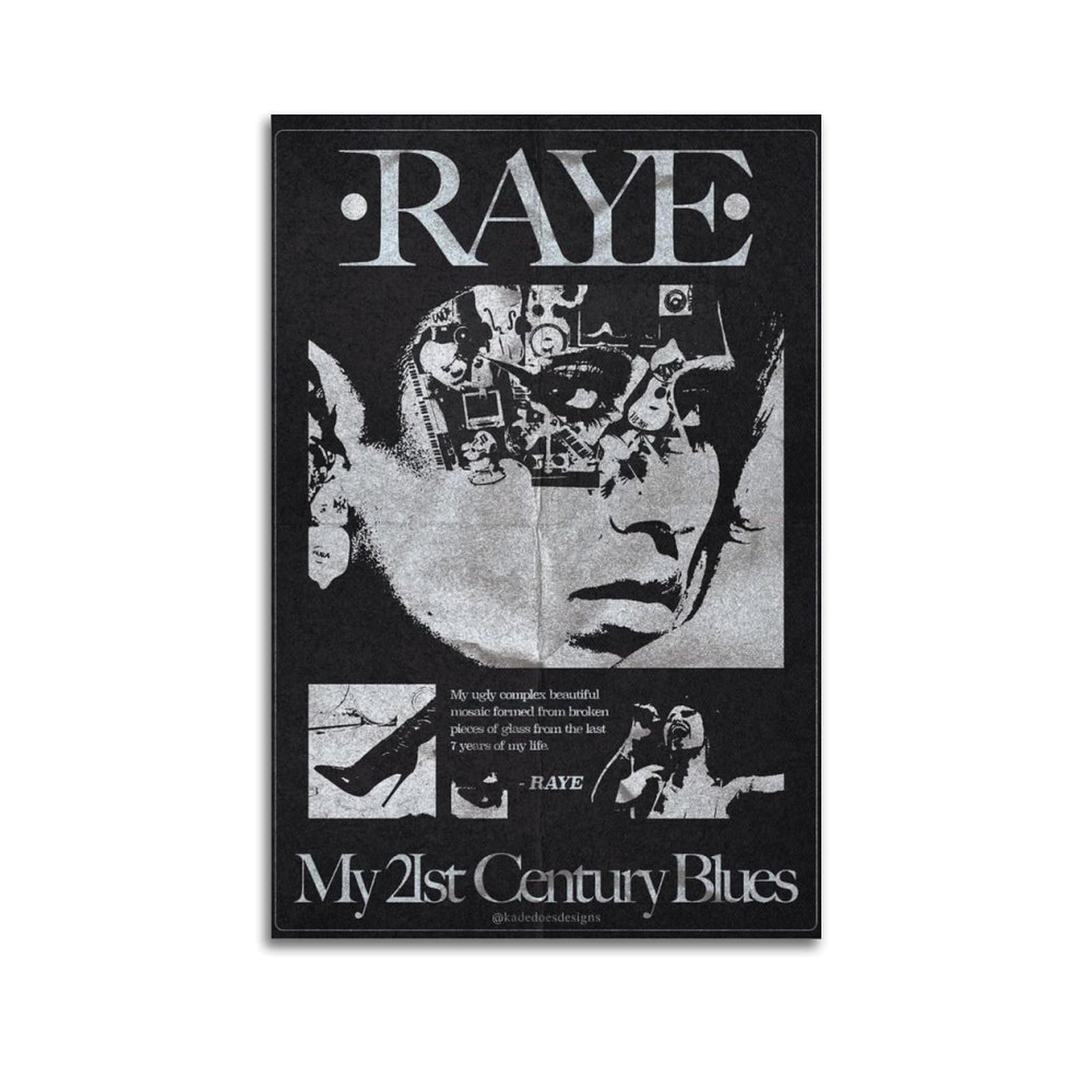 Raye My 21St Century BluesAlbum Cover Aesthetic Limited Edition Poster ...