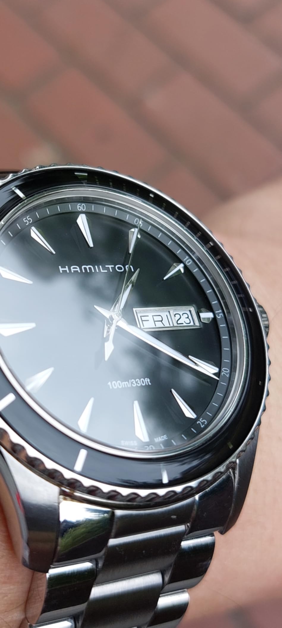 Amazon.co.jp: [ハミルトン]HAMILTON 腕時計 正規保証 Jazzmaster Seaview Day Date(ジャズ ...