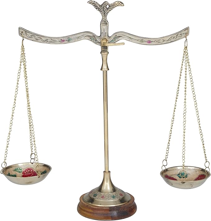 Amazon.com: Deco 79 Metal Small Vintage Style Decorative Scales with ...