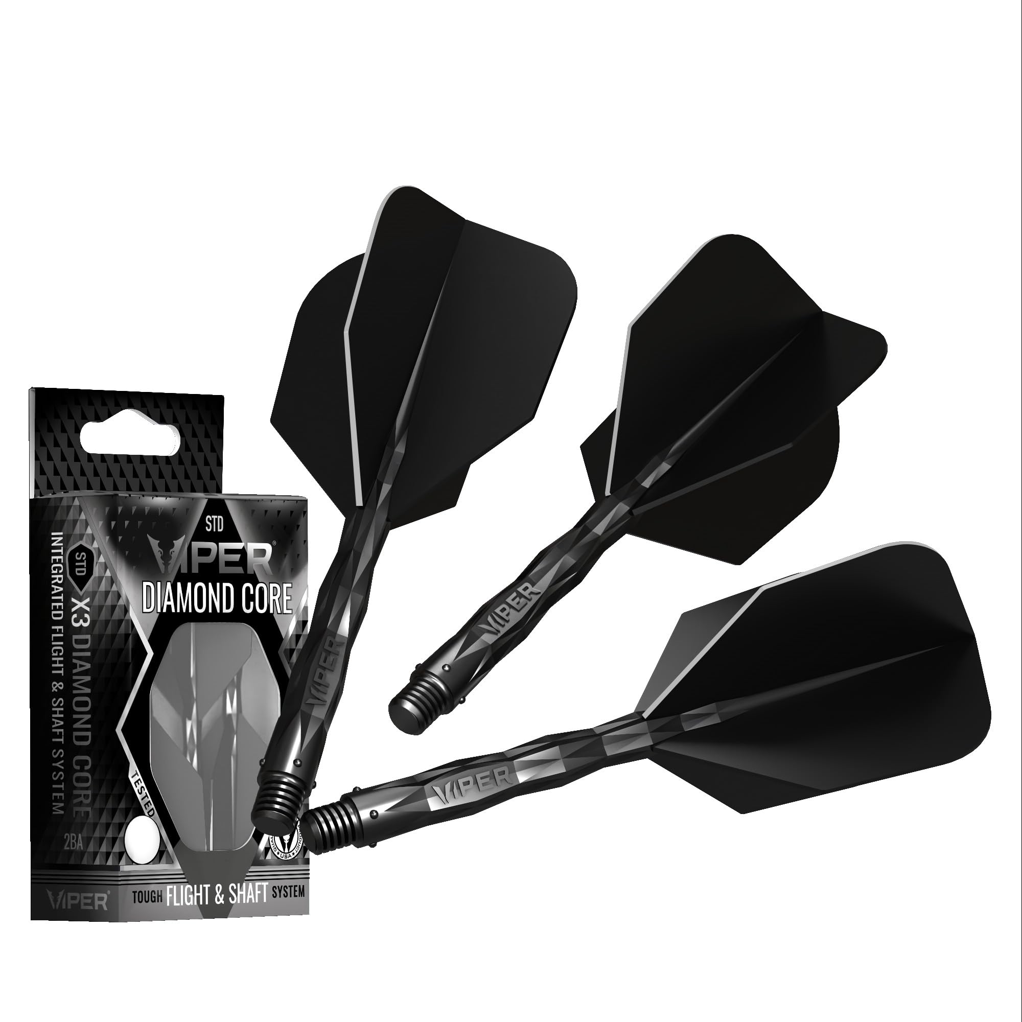 Snapklik.com : Viper Diamond Core Integrated Dart Flight & Shaft System ...