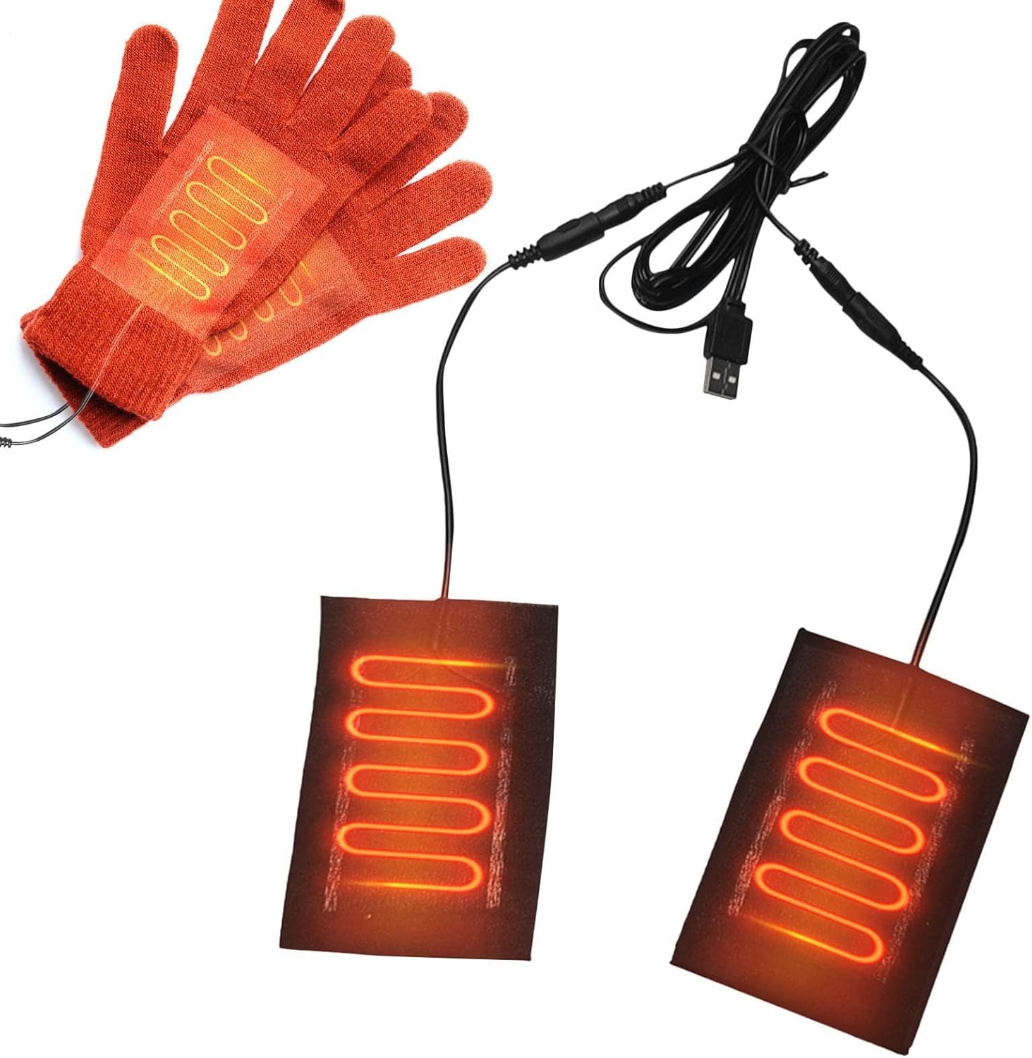 Amazon.com: USB Electric Cloth Heater Portable 5V Hand Heating Pad ...