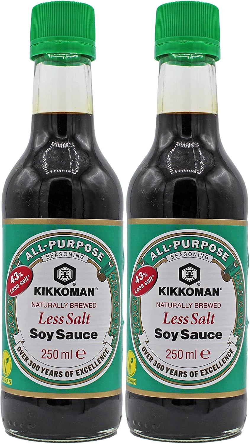 Less Salt Soy Sauce 250ml - Pack of 2 : Amazon.co.uk: Grocery