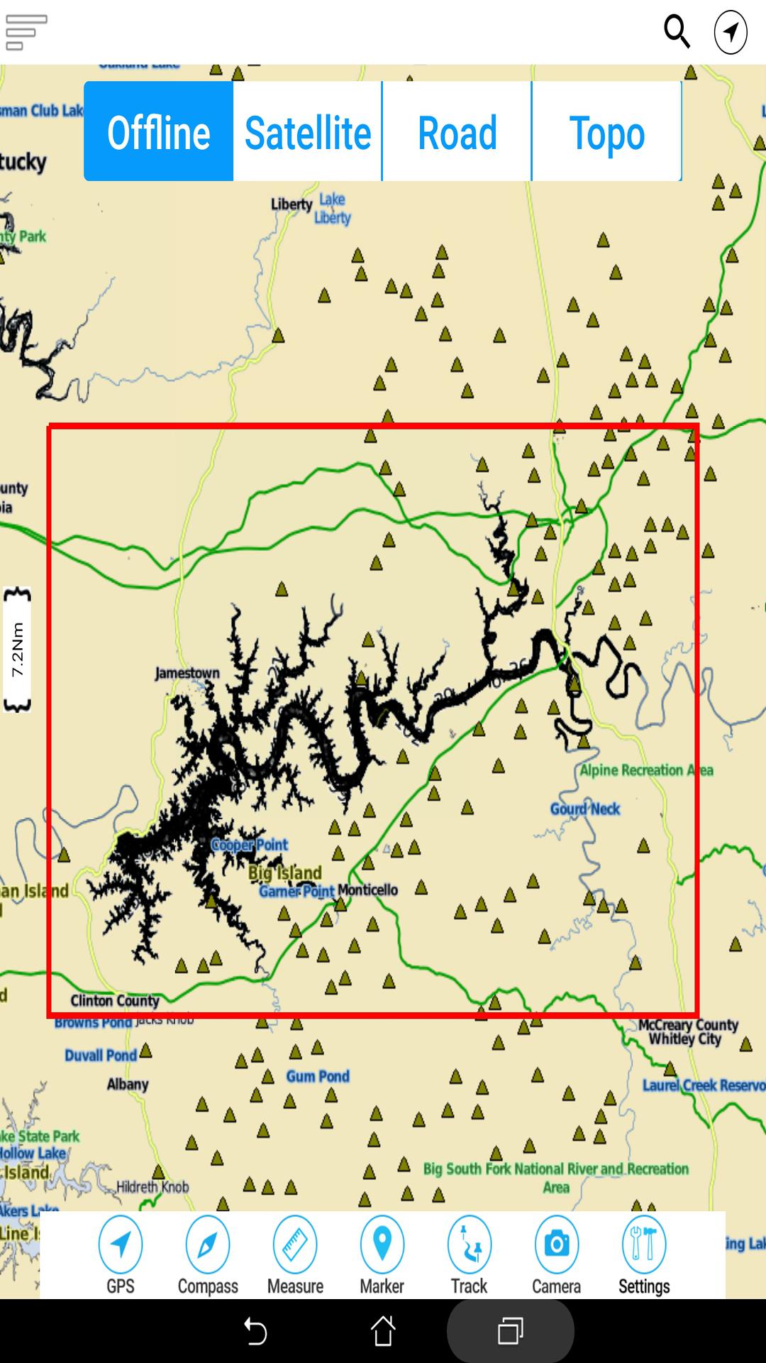Lake Cumberland Offline GPS Nautical Charts - App on Amazon Appstore