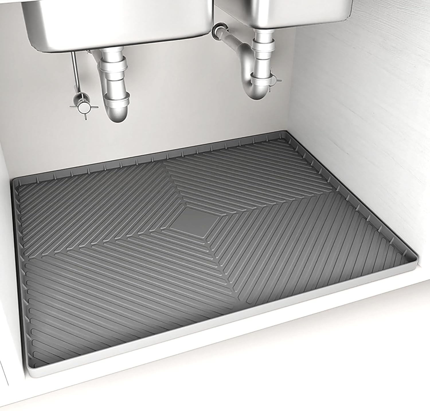 Amazon.com: Under Sink Mat 22x34, Waterproof Silicone Kitchen ...