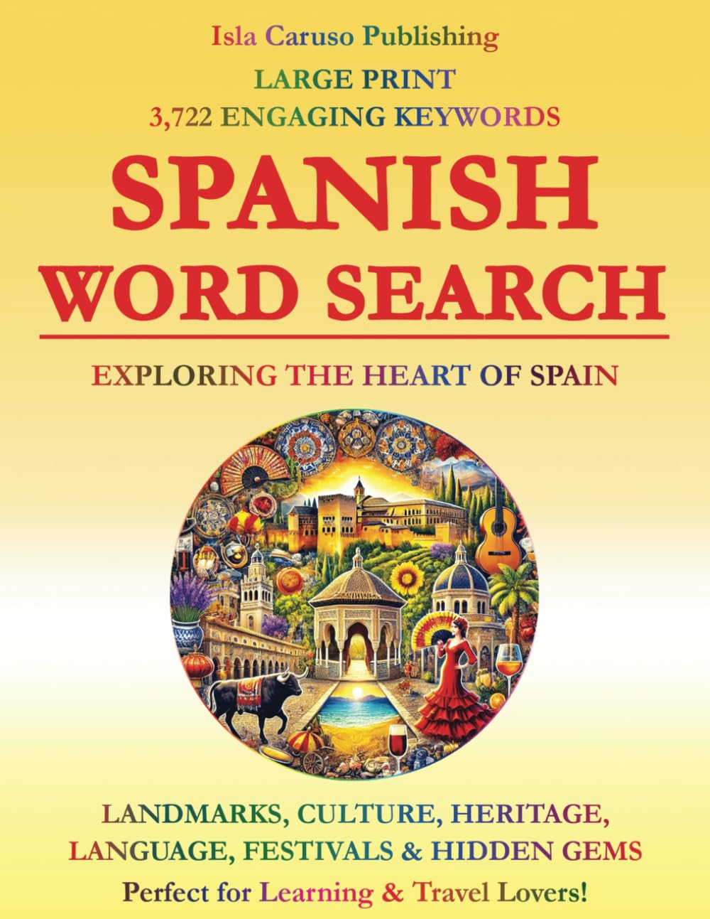 Amazon.com: SPANISH WORD SEARCH: Exploring the Heart of Spain ...