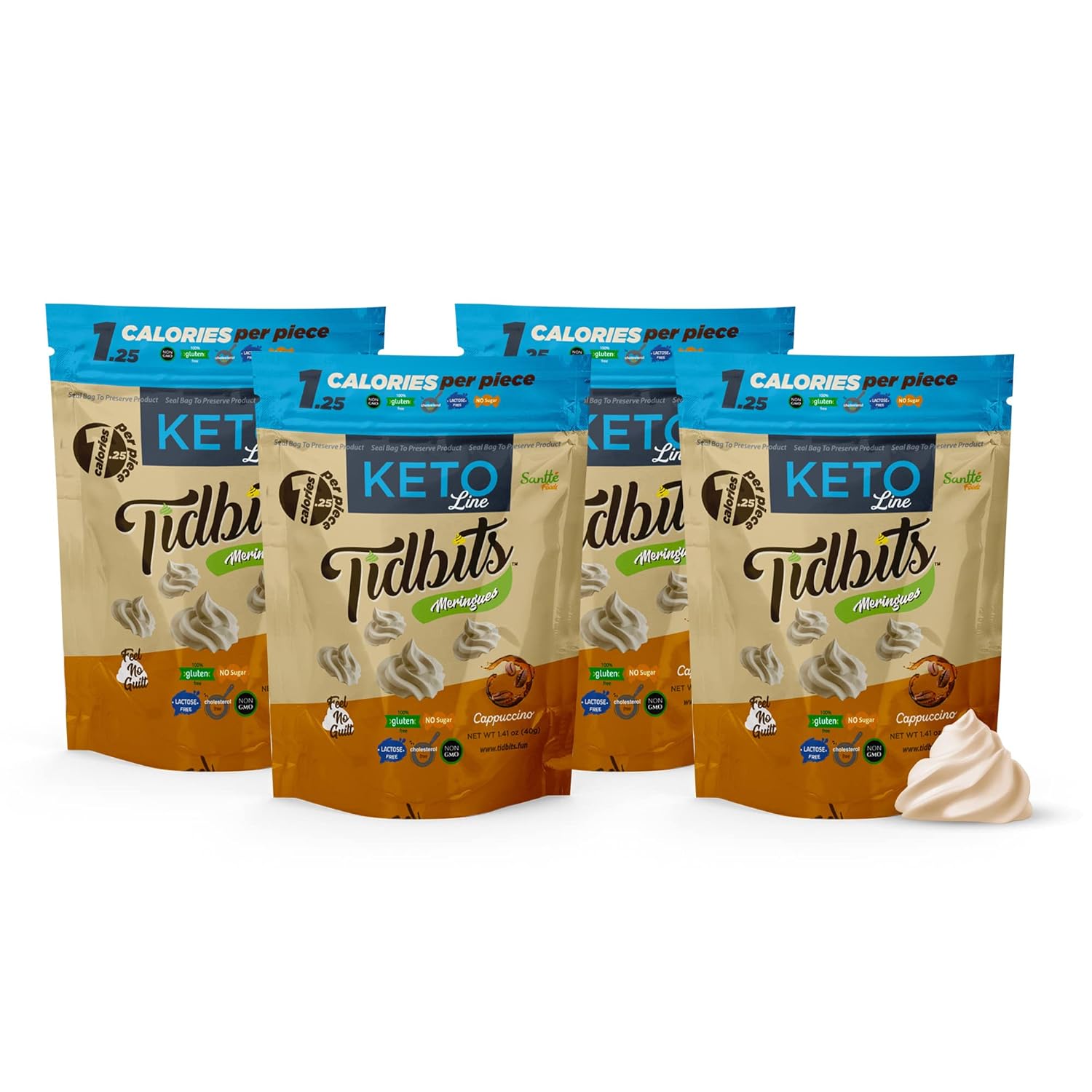 Amazon.com: Tidbits Fun Bites Meringues, Keto Friendly Gluten Free ...