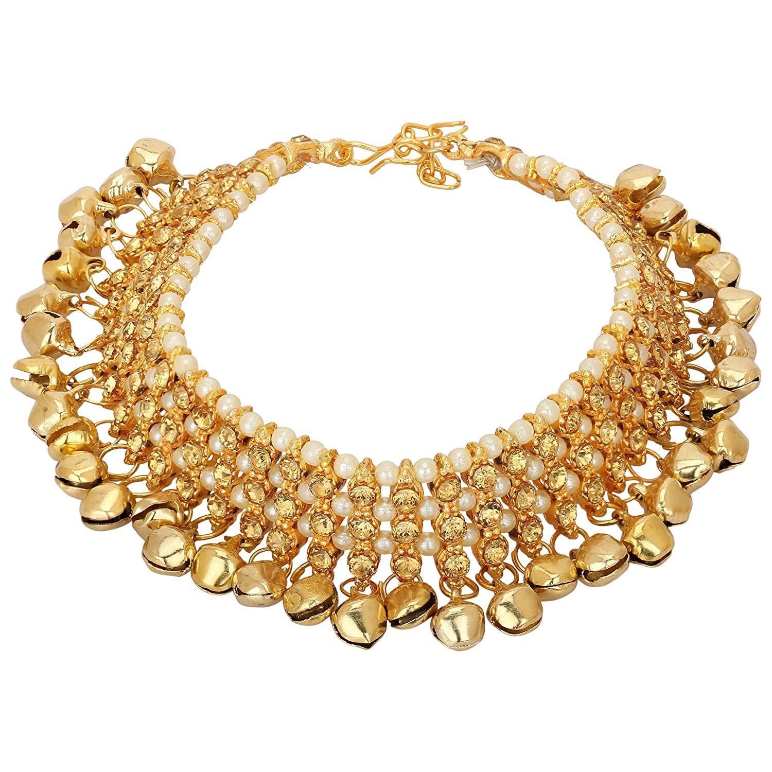Traditional Charms Ghungroo Non-Precious Metal Gold Plated & Alloy ...