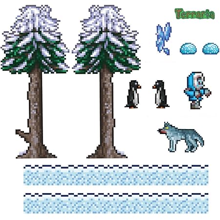 Amazon.com: My Wonderful Walls Terraria Peel and Stick Removable Wall ...