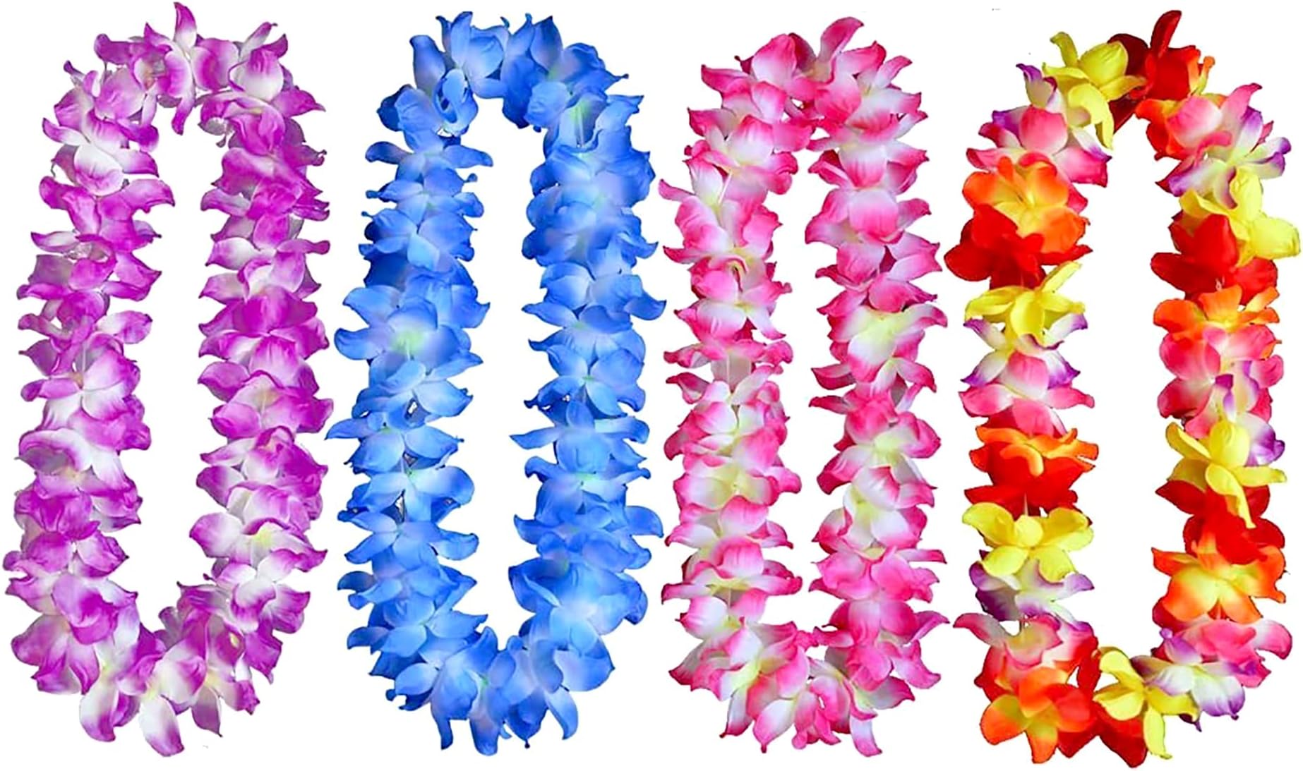 Amazon.com: 40" Jumbo Silk Tropical Flower Lei : Home & Kitchen