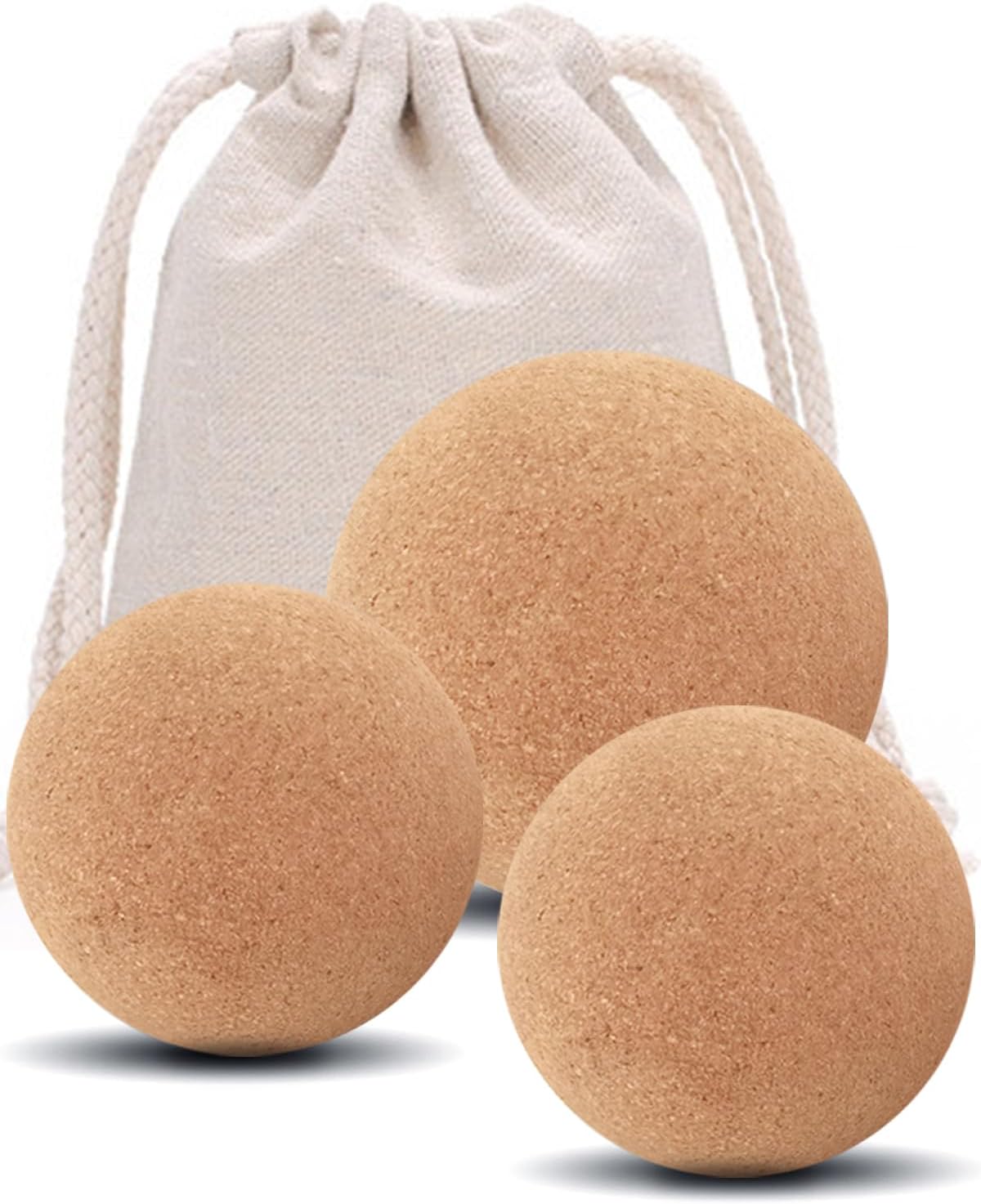 Amazon.com: KITWILD Cork Massage Ball Set, High Density Fine Particles ...