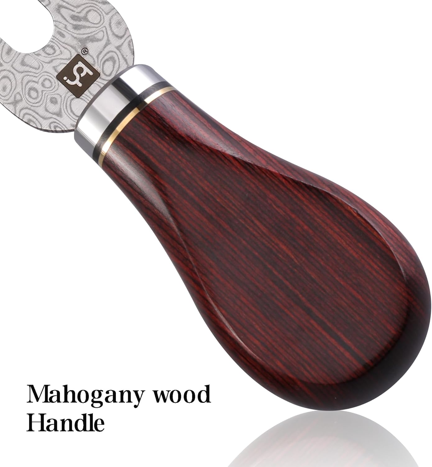 yq Cuchillo de acero de Damasco para tablas de embutidos, cuchillo ...