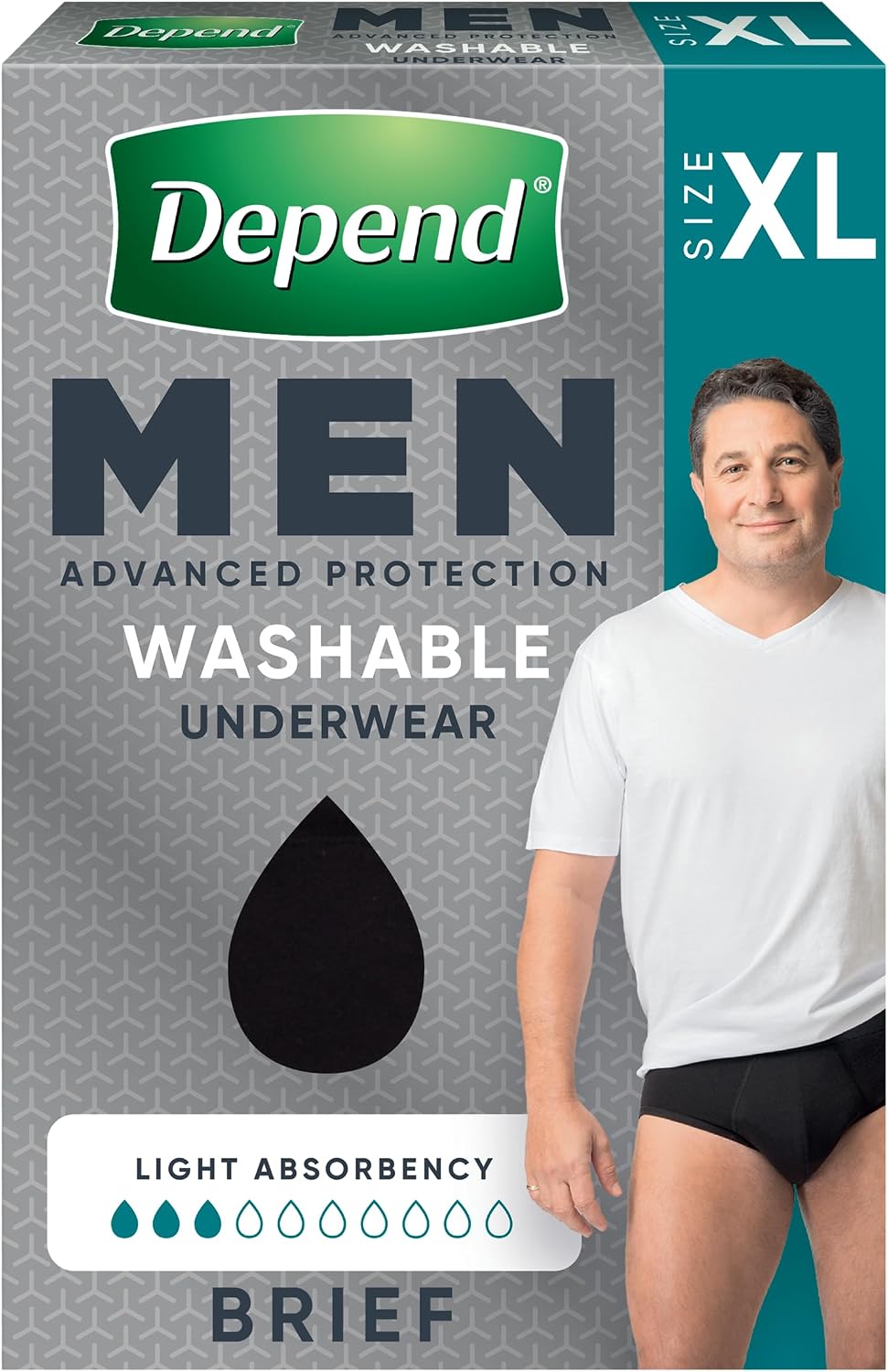 Depend Men Washable Incontinence Underwear Extra Large : Amazon.com.au ...