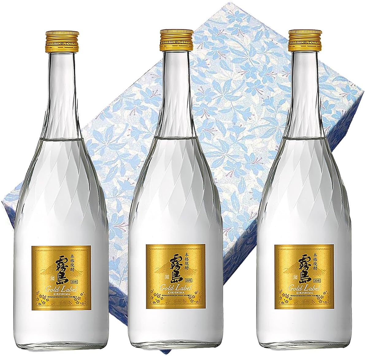 Amazon.co.jp: 霧島ゴールドラベル 20° 720ml 3本セット 包装して発送 : 食品・飲料・お酒