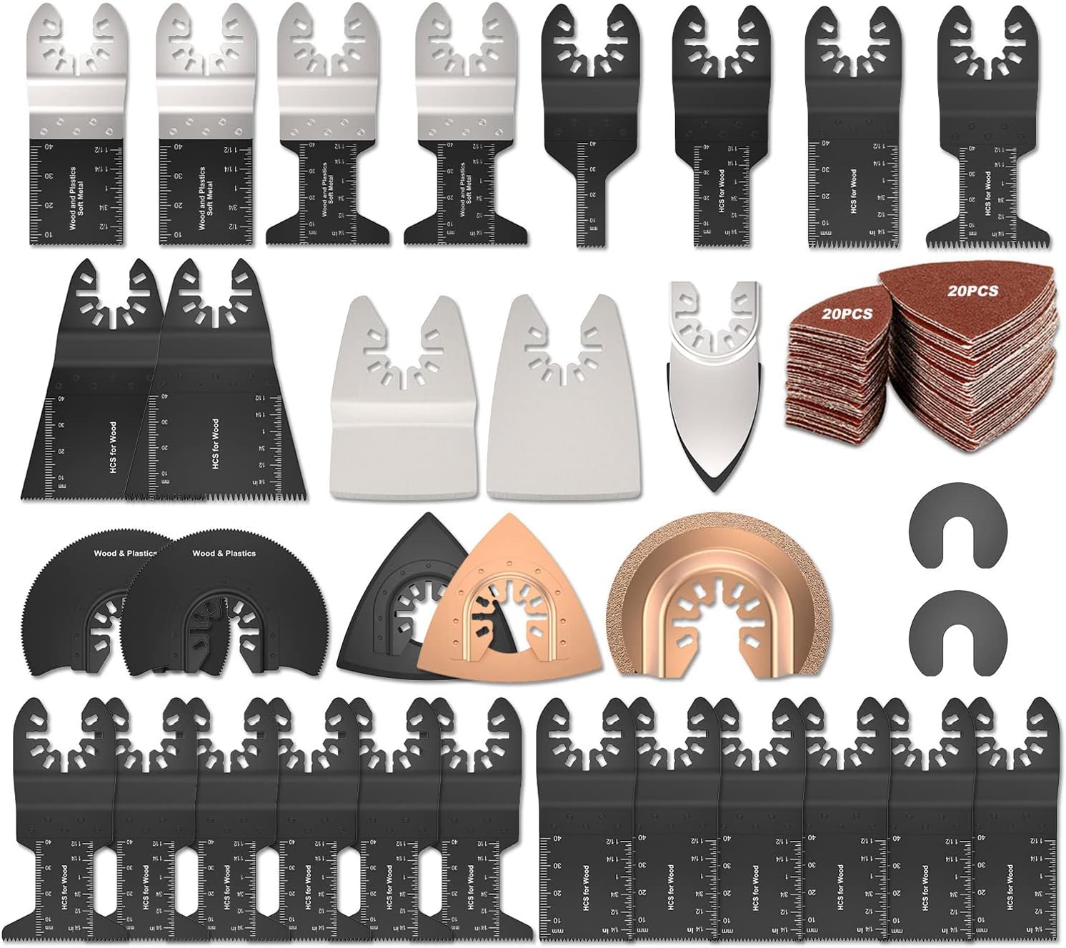 Zaagbladenset, oscillerende accessoires, Quick Release Multi Tool ...