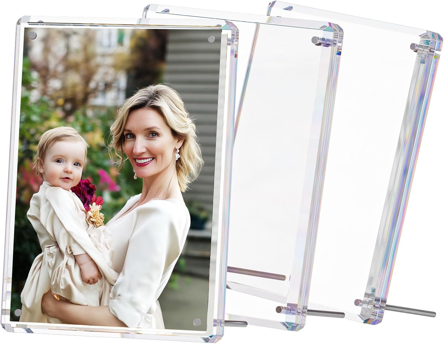 Amazon.com - AITEE 4x6 Acrylic Picture Frame 3 Pack - Magnetic Lucite ...