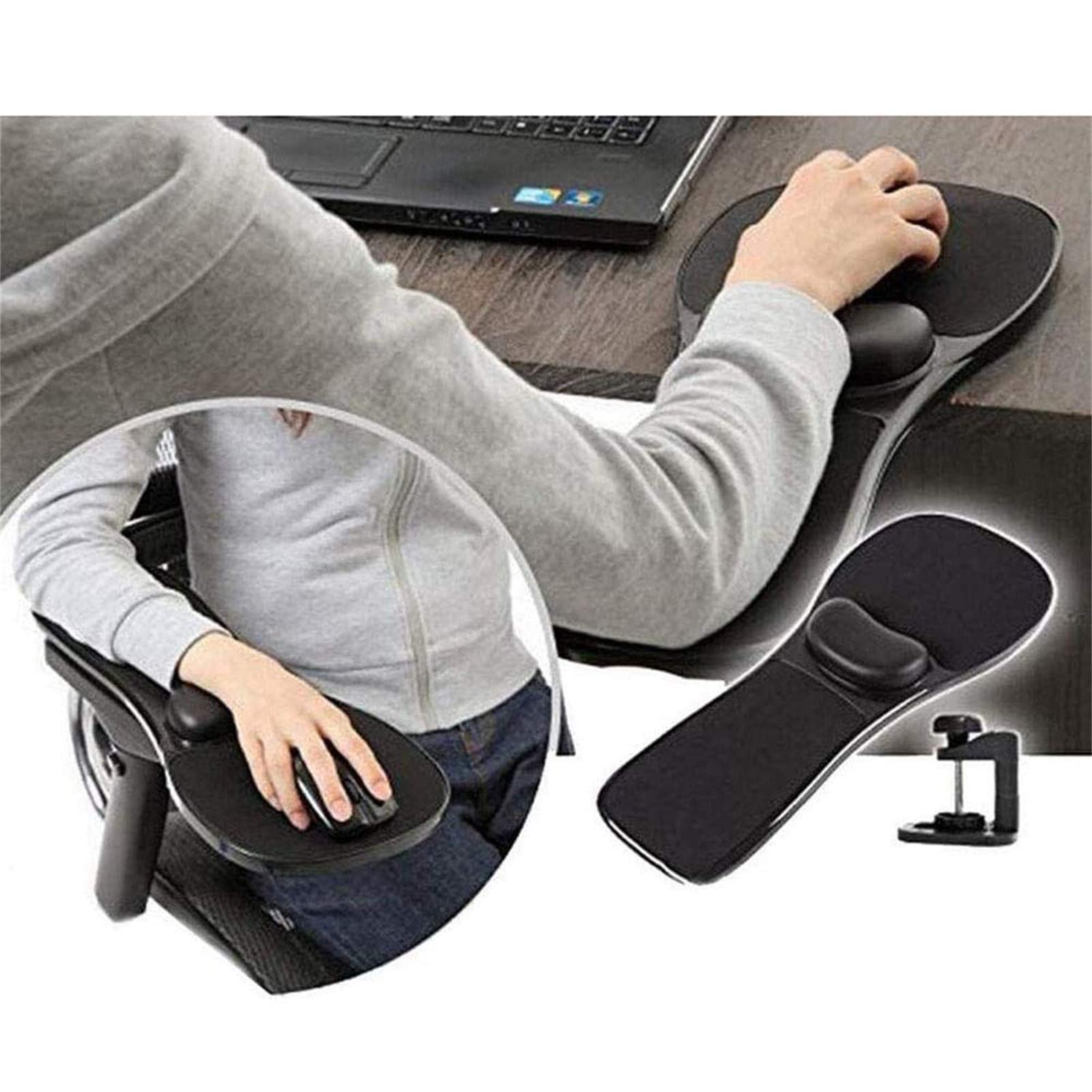 Ergonomic Adjustable Computer Arm Rest Metal Arm Rest Wrise Support