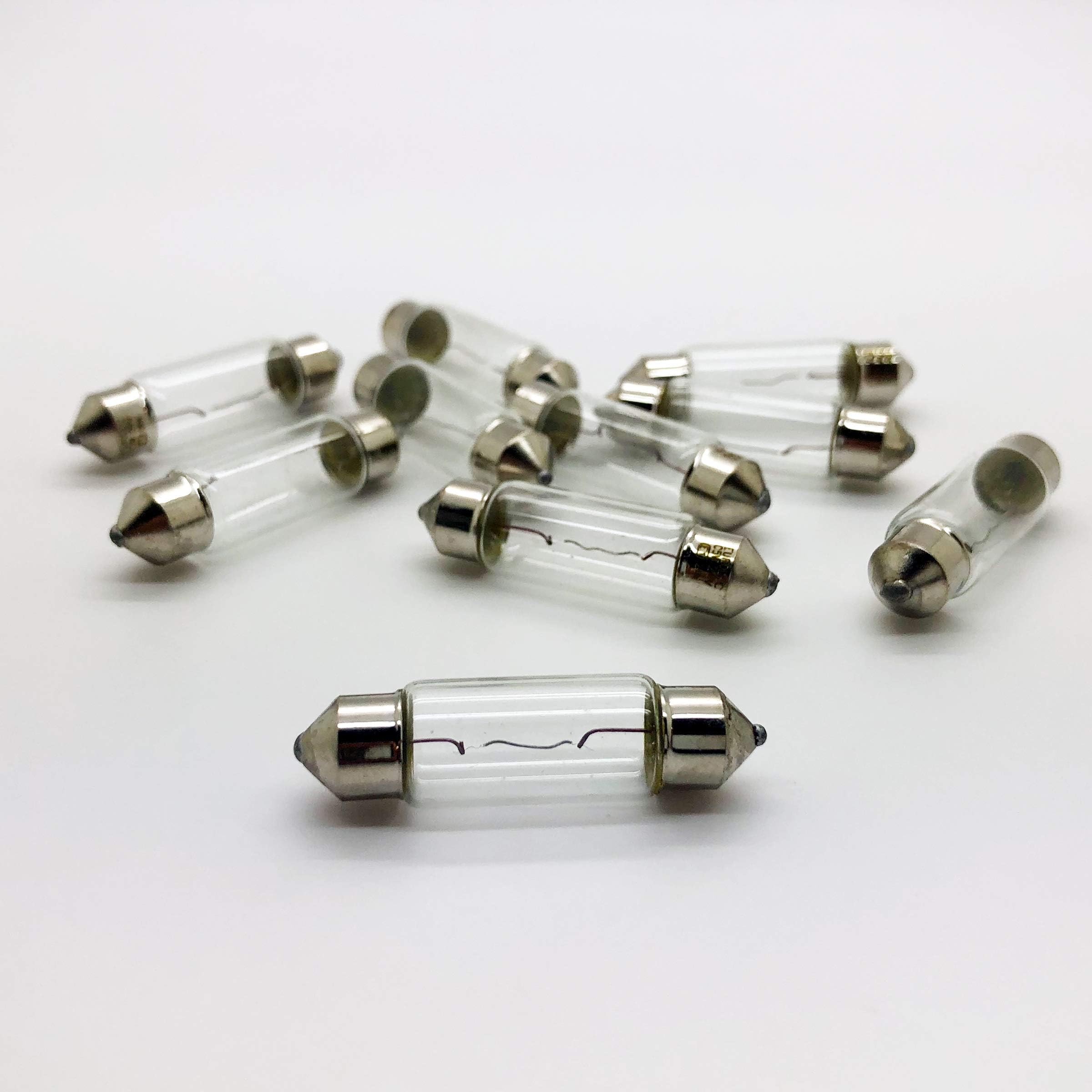 10 x Eurolec 242 C5W 24v 5w Festoon Number Plate Interior Light Truck ...