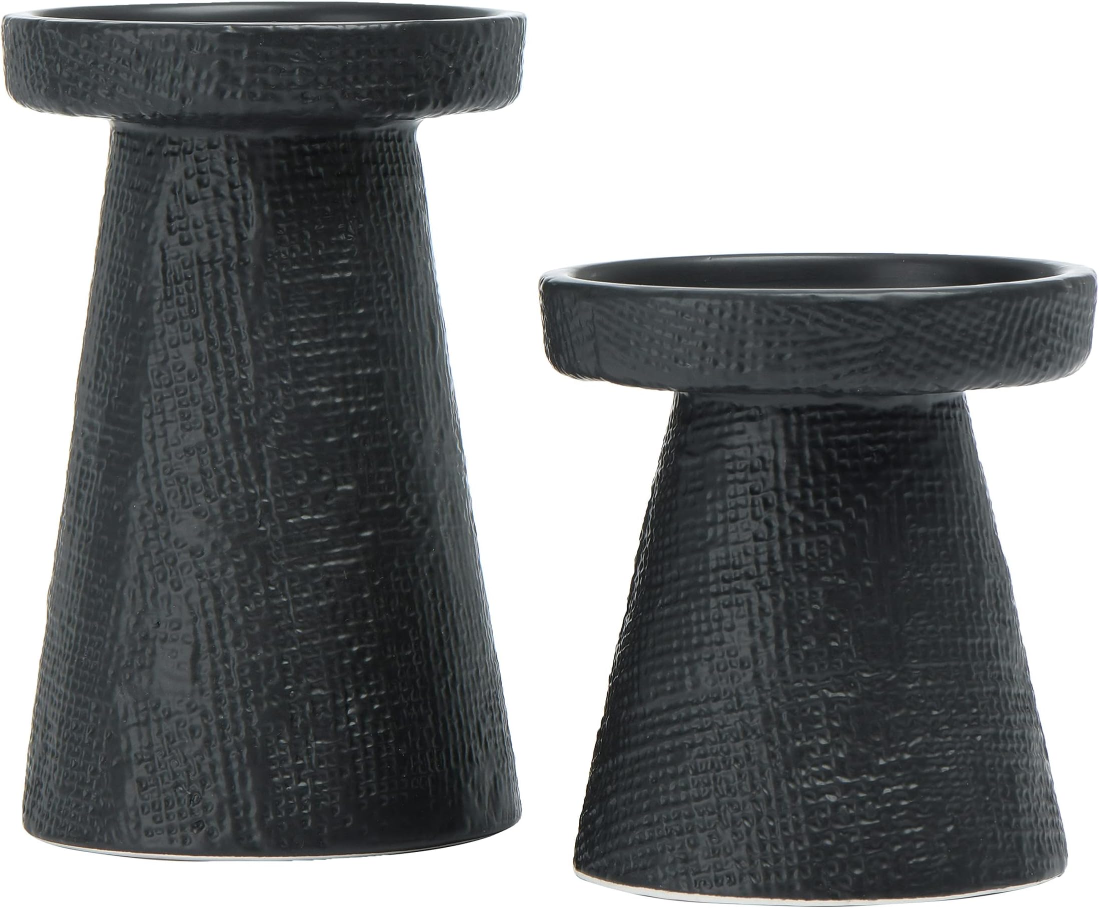 Amazon.com: Touch of Class Mylle Geometric Black Metal Candleholders ...