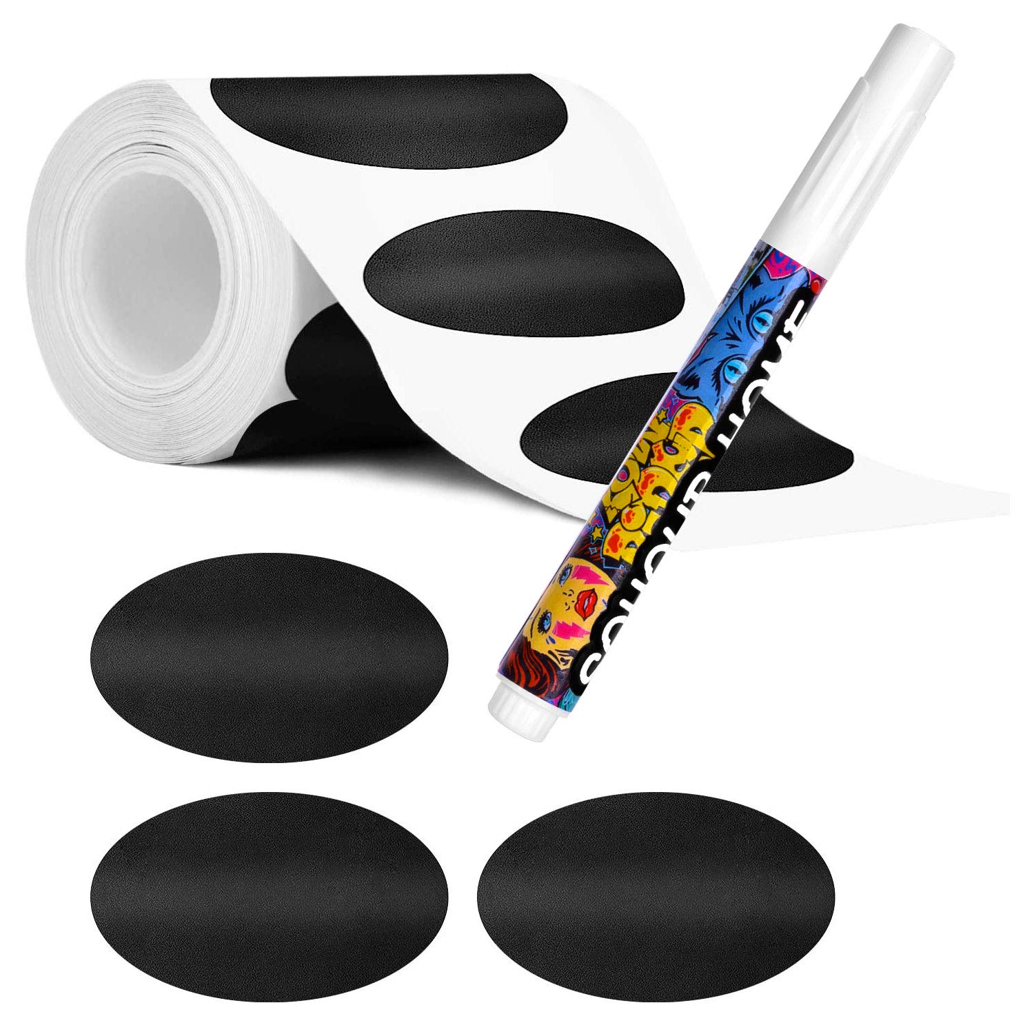 Snapklik.com : Chalkboard Labels 120pcs Marker Waterproof Blackboard ...