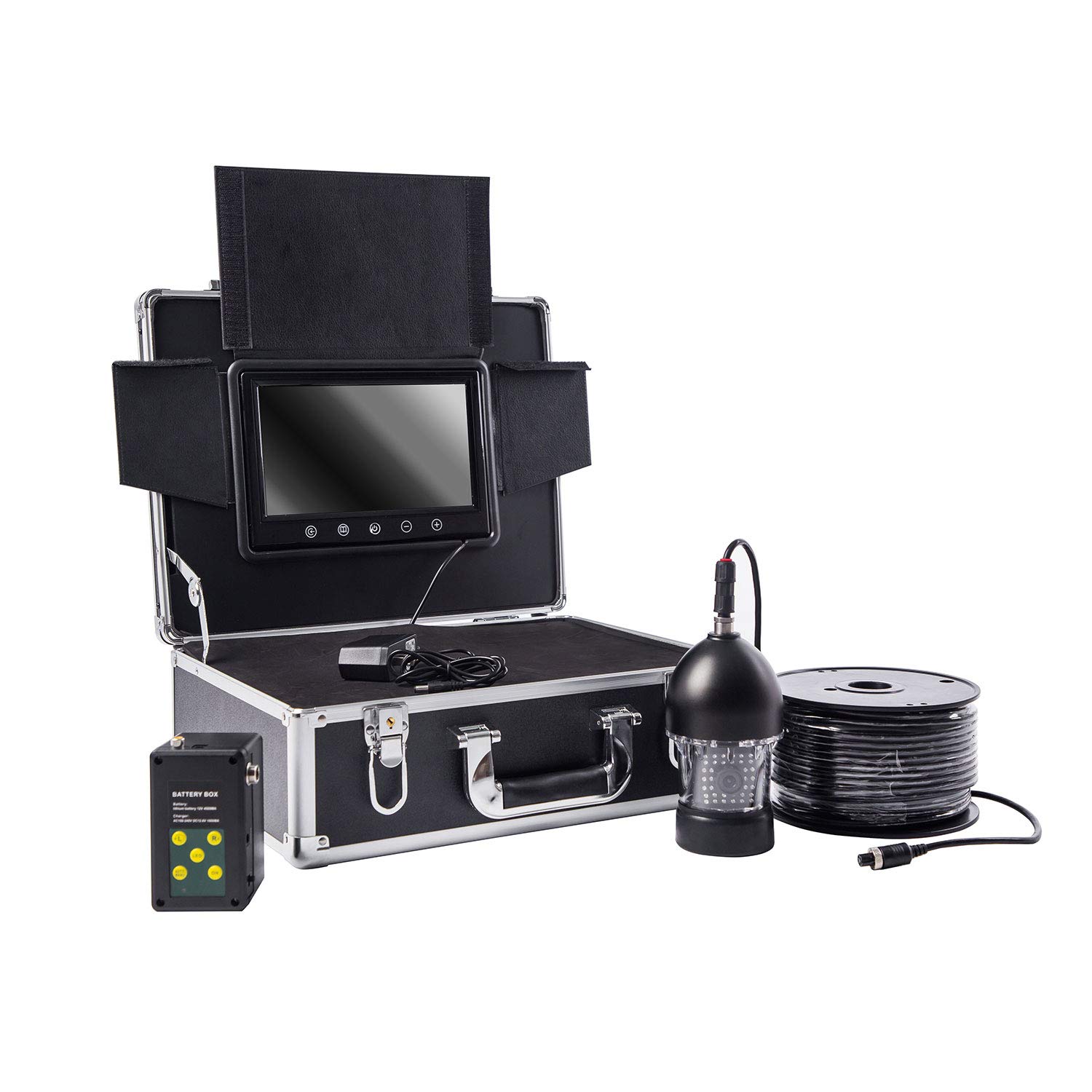 Buy HL® 7 Inch Underwater Fishing 360-degree Red and white Detachable ...