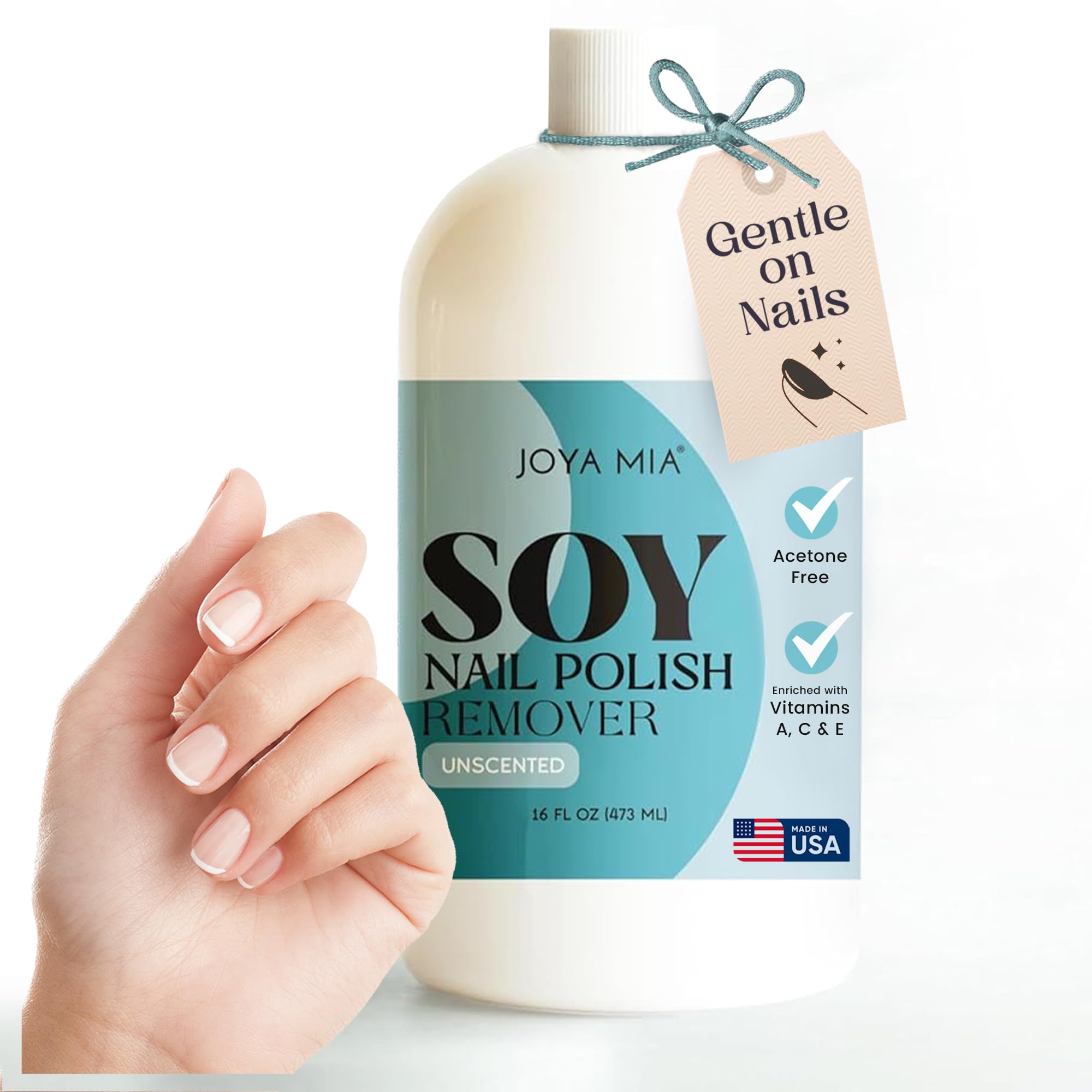 Amazon.com : JOYA MIA Soy Nail Polish Remover - Acetone-Free w ...