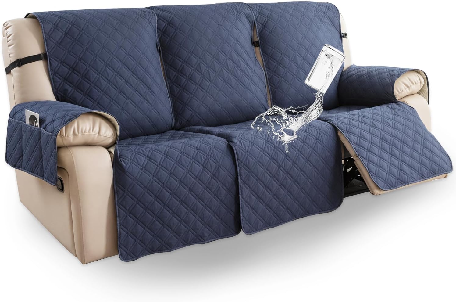 Amazon.com: Folifoss 100% Waterproof Recliner Chair Cover, Non Slip ...