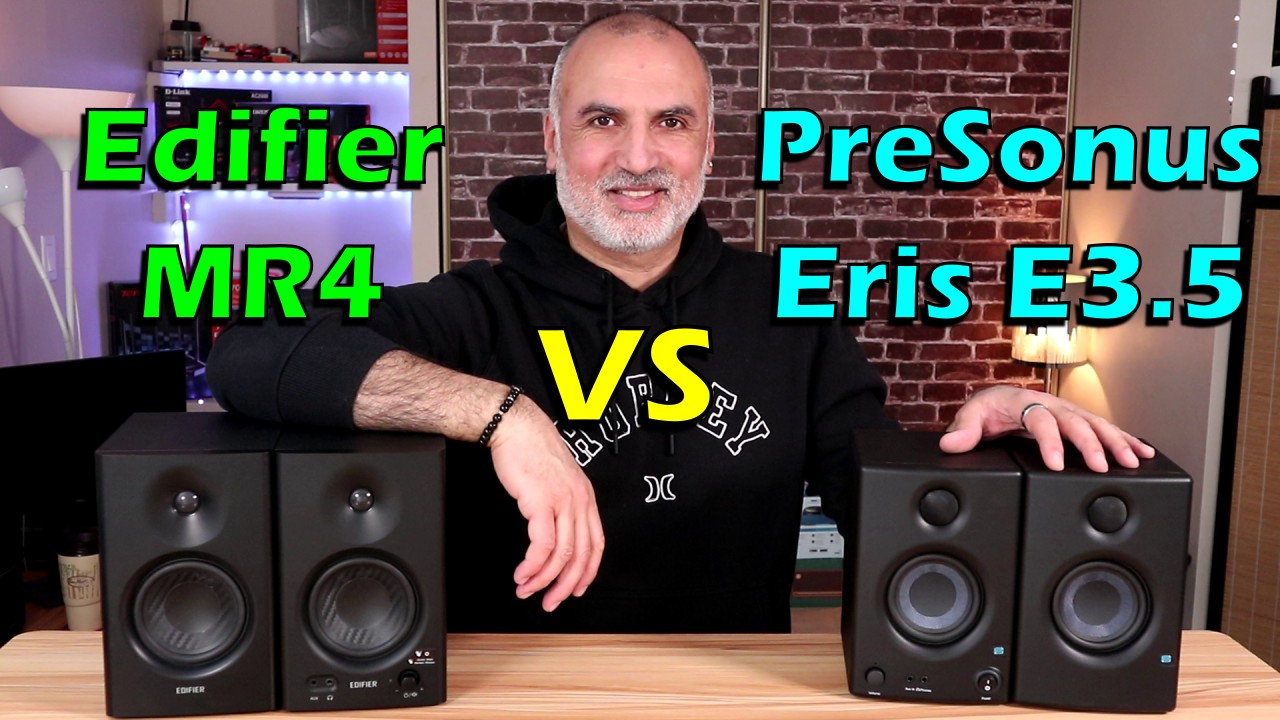 Watch Presonus Eris 3.5 vs Edifier MR4 Comparison & Sound Test on ...