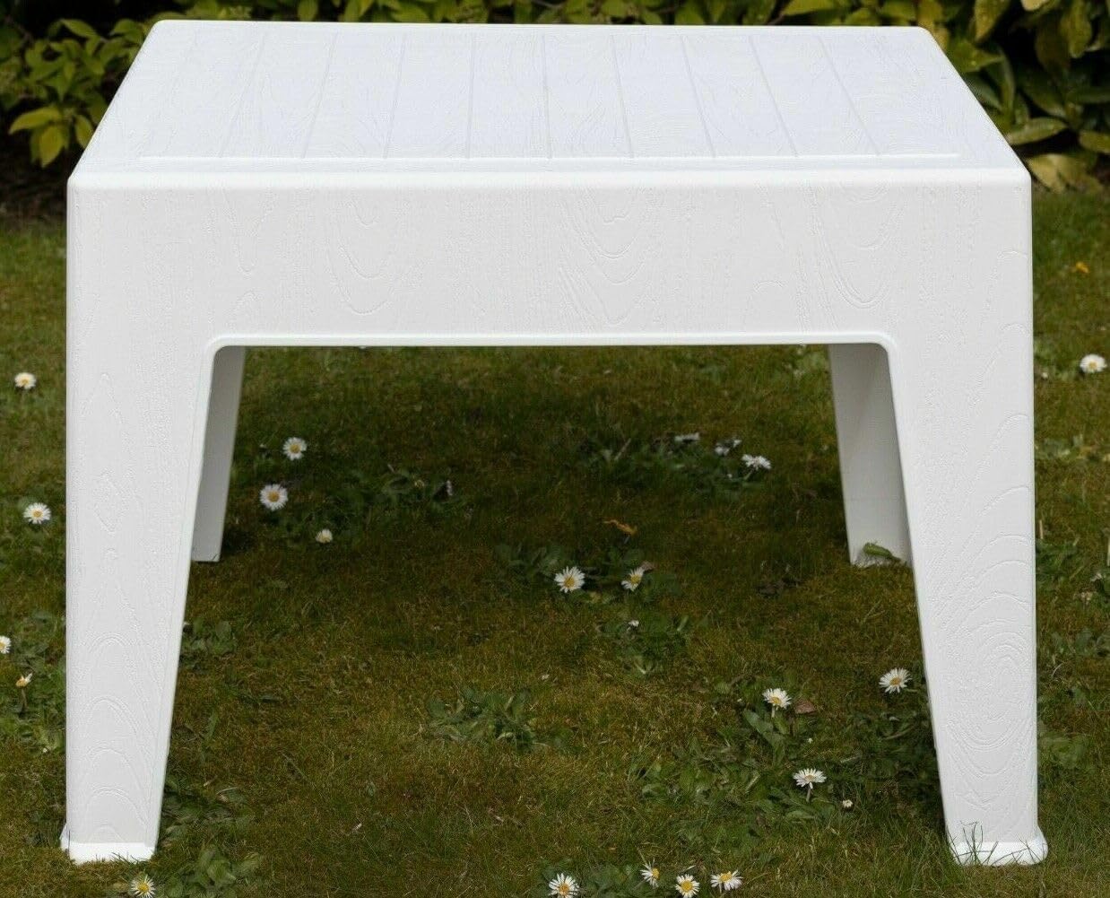 Garden Patio Coffee Side Table Outdoor Deck Chair Bistro Plastic Side ...