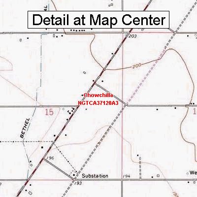Amazon.com : USGS Topographic Quadrangle Map - Chowchilla, California ...