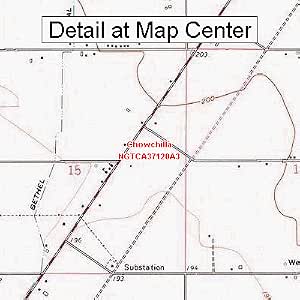 Amazon.com : USGS Topographic Quadrangle Map - Chowchilla, California ...