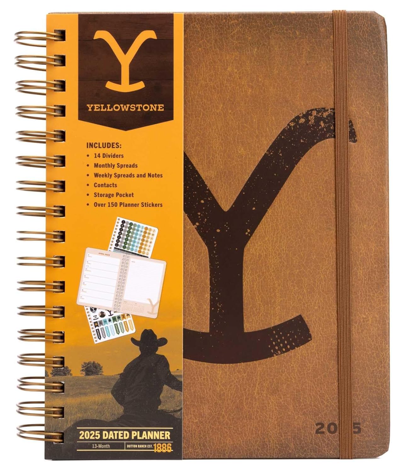 Amazon.com: 2025 Yellowstone: The Dutton Ranch 13-Month Weekly Planner ...