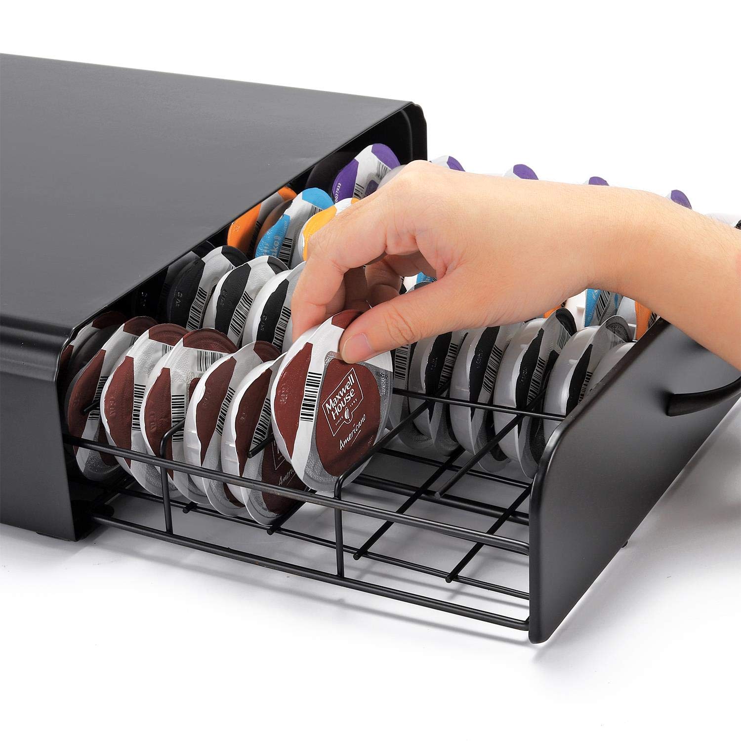 Vinsani Tassimo Compatible Coffee Pod Holder - 64 Capsules Stackable ...